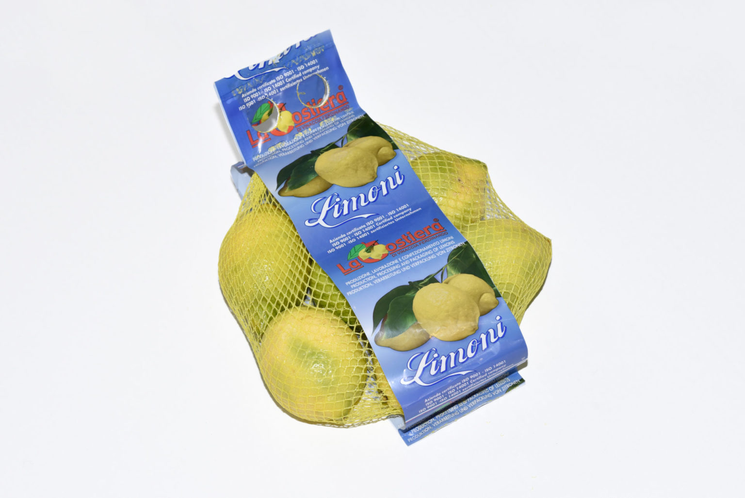 Lemon Primofiore Italy caliber 4 Category 1 14Kg - La Costiera Limoni